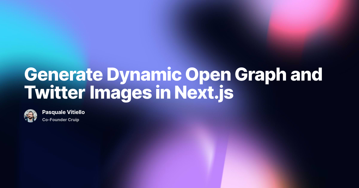 Social Metadata - Cruip Tutorials